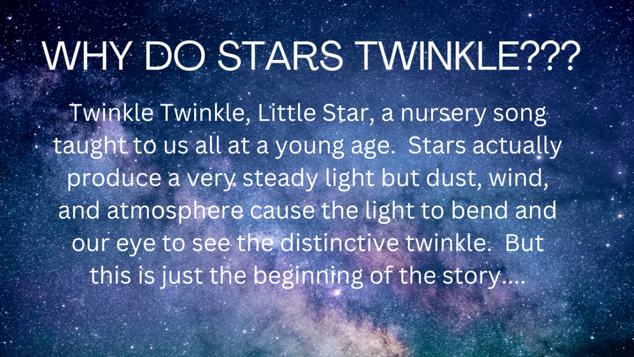 Why Do Stars Twinkle | Star Light Star Bright